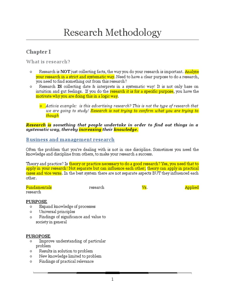 Research Methodology | PDF | Qualitative Research | Quantitative Research