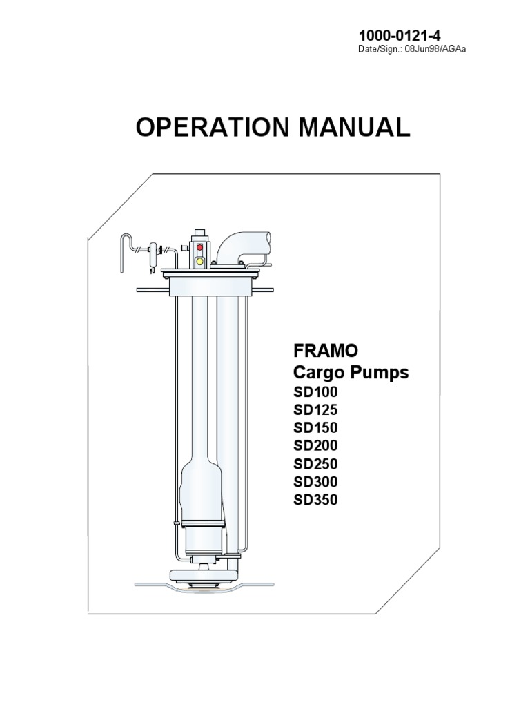 Framo Operation Manual | PDF | Pump | Leak