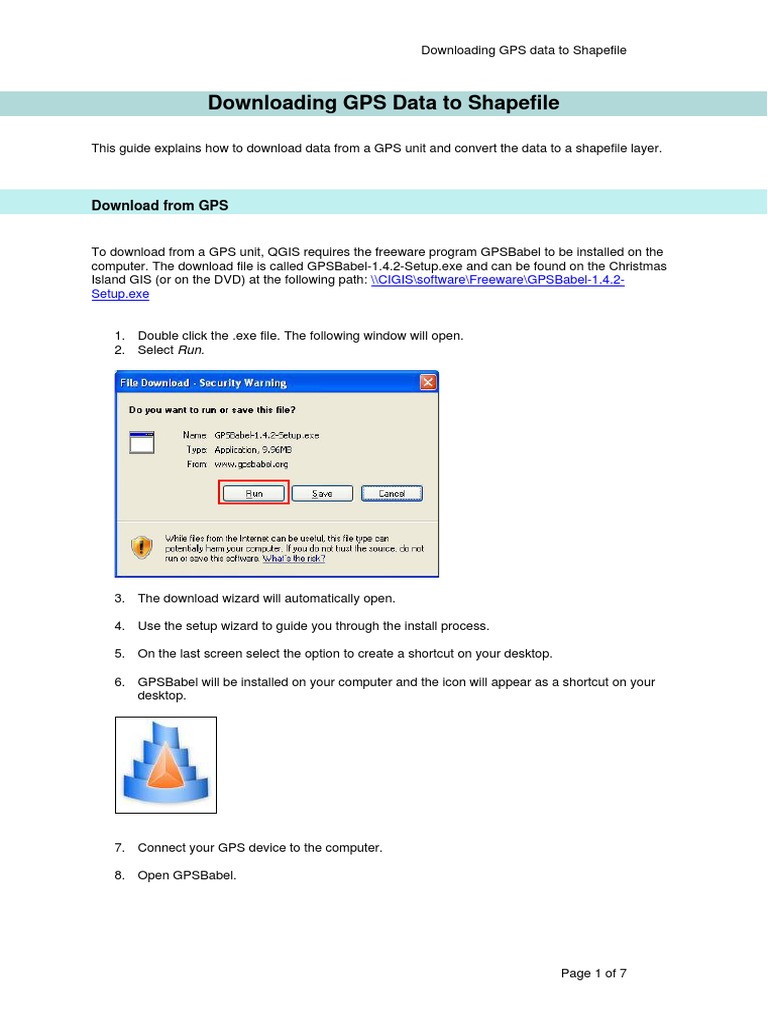 GPX To SHP | PDF | System Software | Software