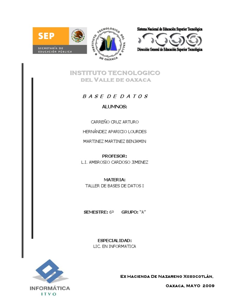 Proyecto de Base de Datos Distribuidas | PDF | Tabla (base de datos) | Bases de datos