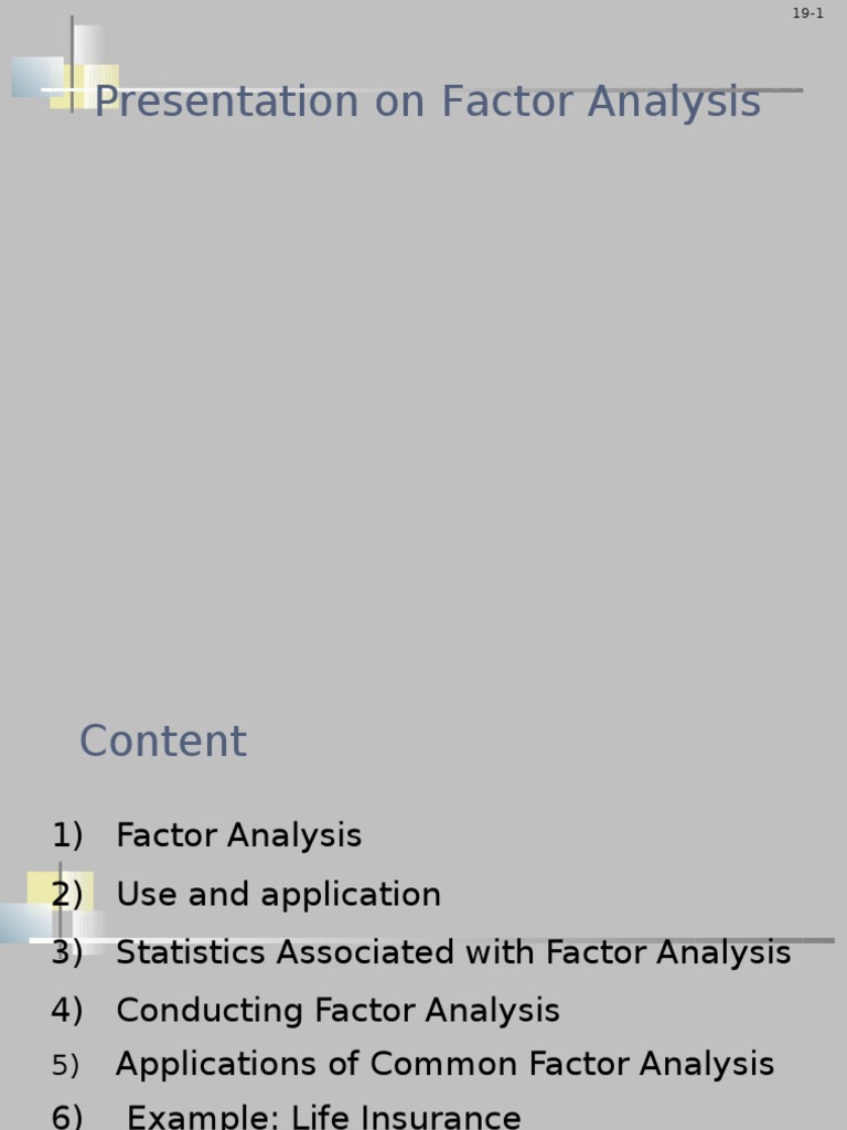 Class Factor Analysis | PDF | Factor Analysis | Principal Component Analysis