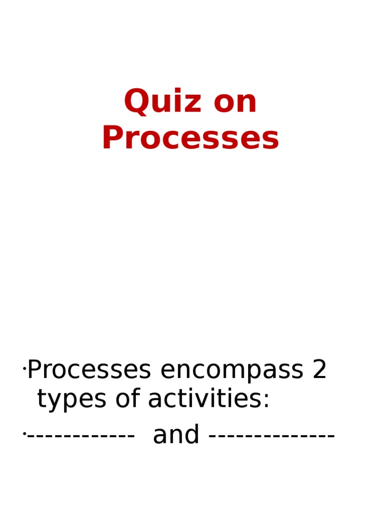 Process Quiz | PDF | Leadership | Applied Psychology