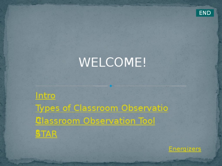 Classroom Observation | PDF