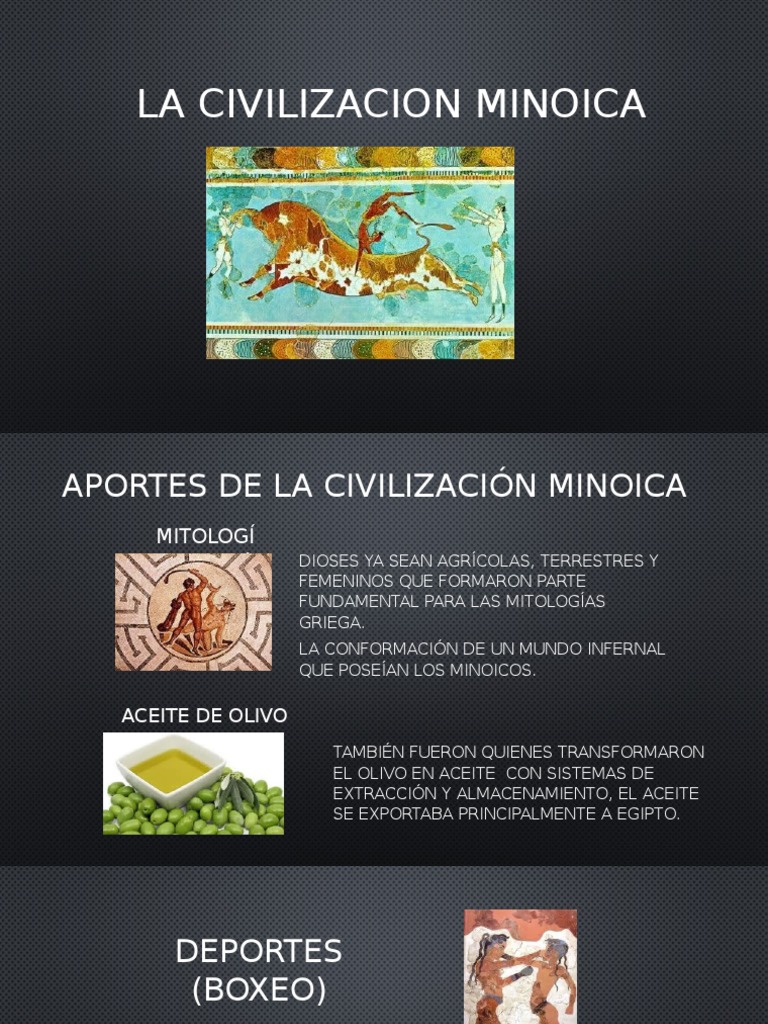 La Civilizacion Minoica | PDF