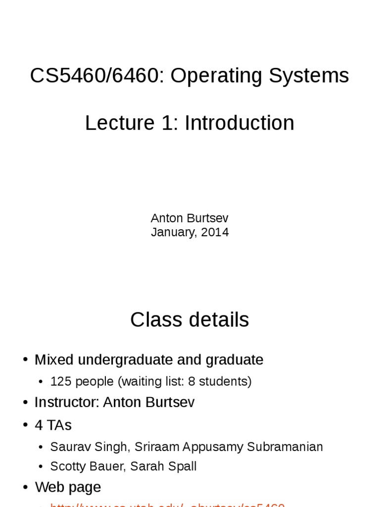 Lecture 01 Pdf Kernel Operating System Device Driver