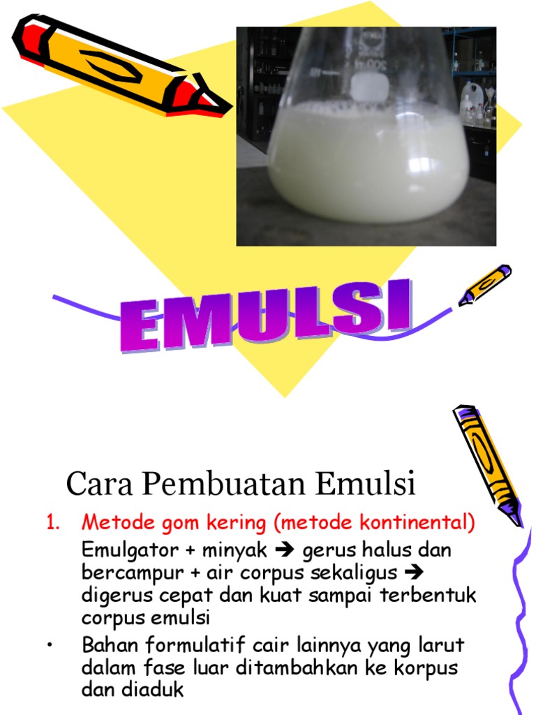 Pembuatan Emulsi | PDF