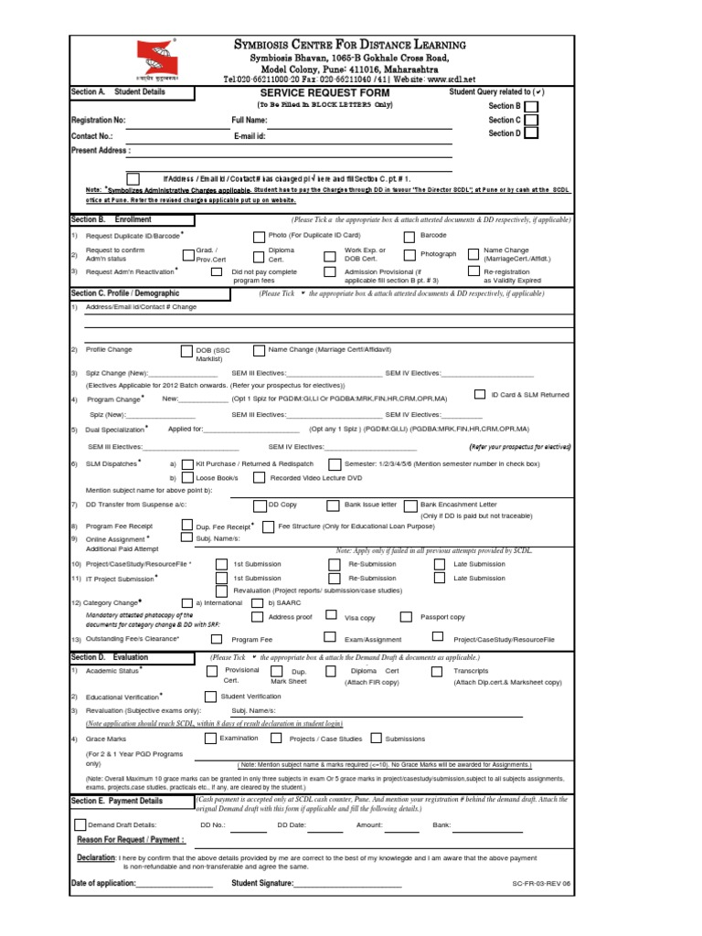 SRF | PDF | Identity Document | Test (Assessment)