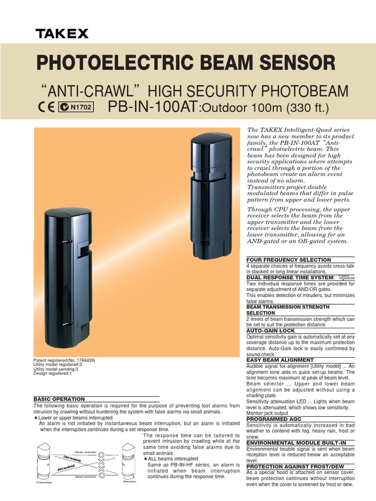 Takex PB-IN-100AT Data Sheet | PDF | Relay | Electrical Engineering