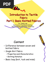 4 Basic Weft Knit Structure | PDF | Knitting | Textiles