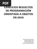 Ejercicios de Programación en Java | PDF | Lenguaje de programación | Java (lenguaje de ...