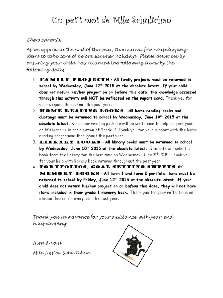 Year End Reminders | PDF