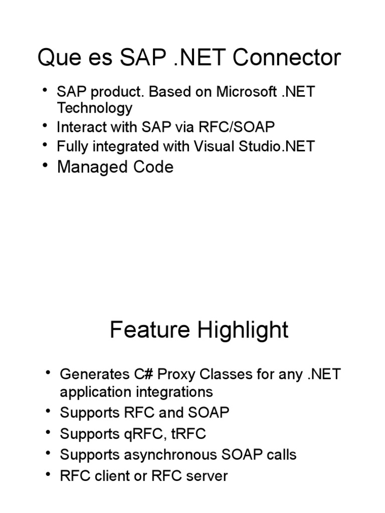Crear Web Services Usando SAP NET Connector | PDF | Windows Registry | Soap