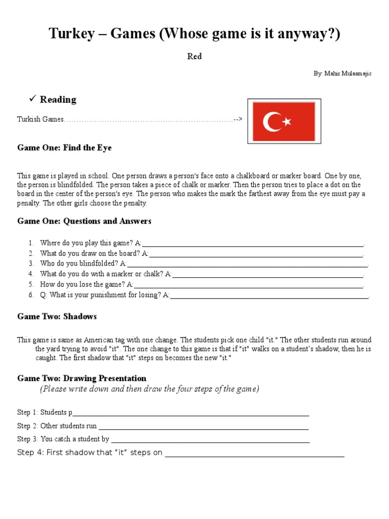 Turkish and Brazilian School Games | PDF | Leisure | Sports