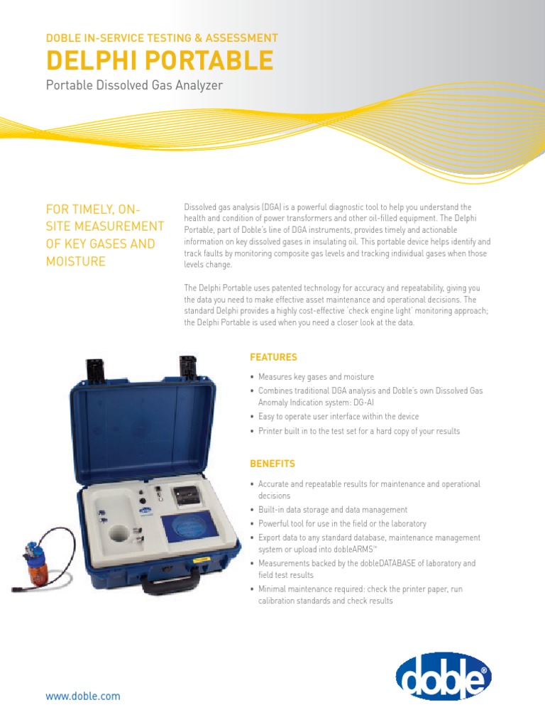 Delphi Portable DGA Analyser | PDF | Nature