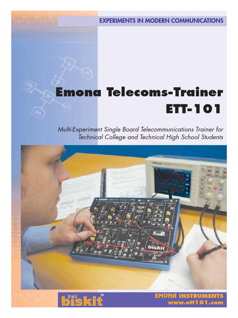Emona Telecoms-Trainer ETT-101 | PDF | Modulation | Frequency Modulation