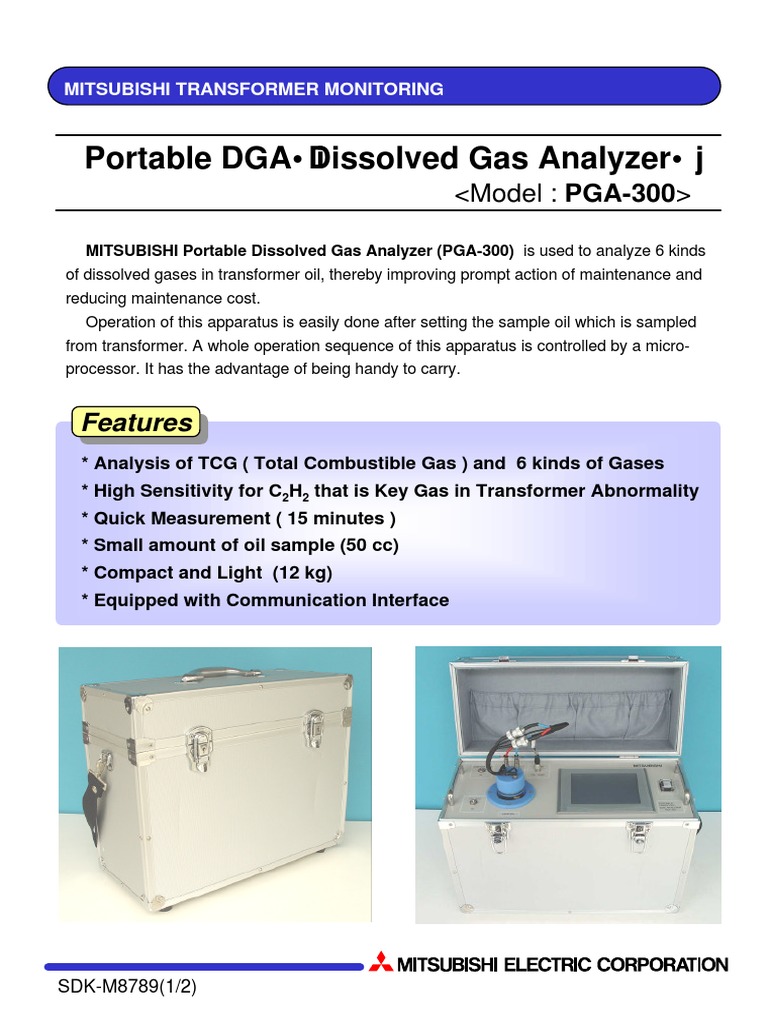 Mitsubishi Pga 300 | PDF | Gases | Carbon Monoxide
