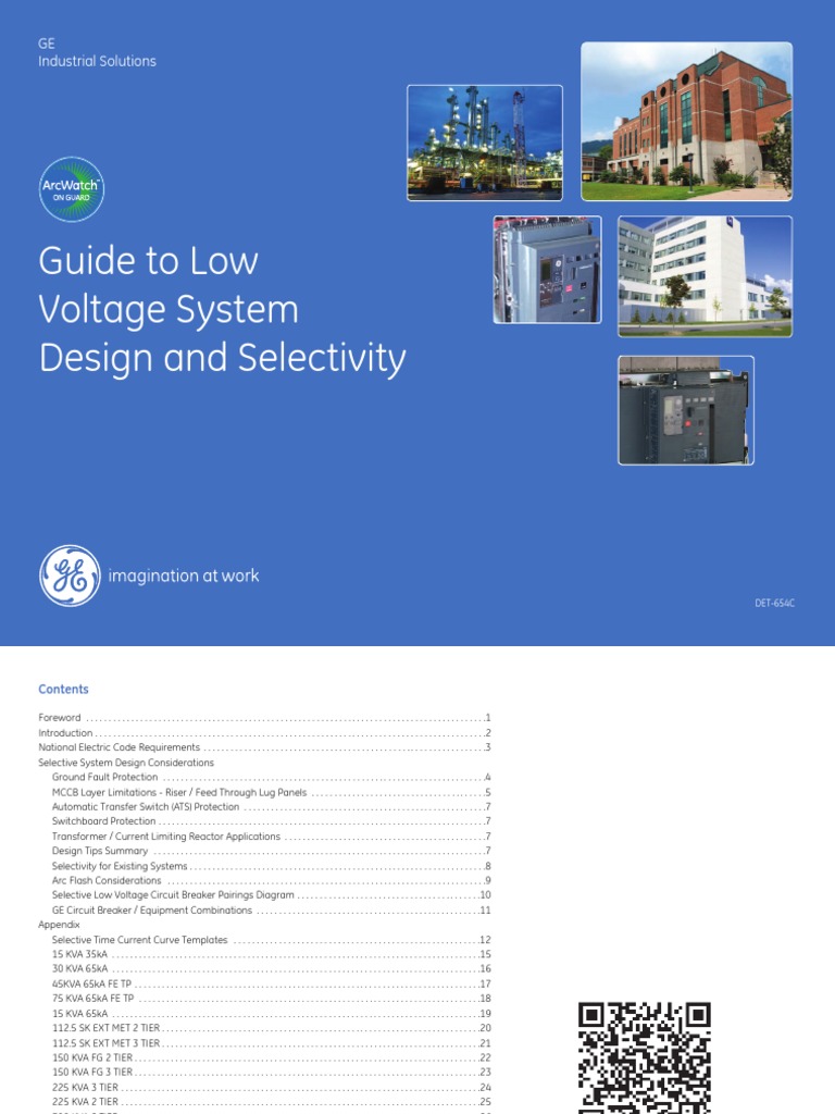 Guide To Low Voltage System Design and Selectivity | PDF | Electric Arc ...
