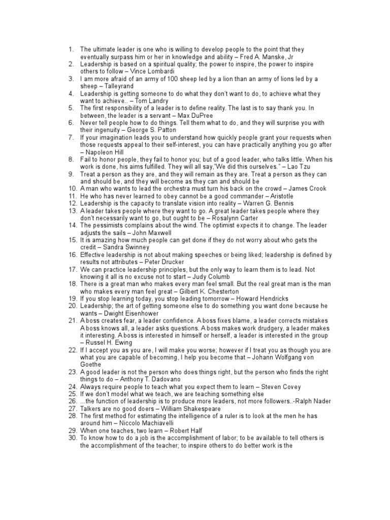 Sifat Kepimpinan | PDF | Leadership