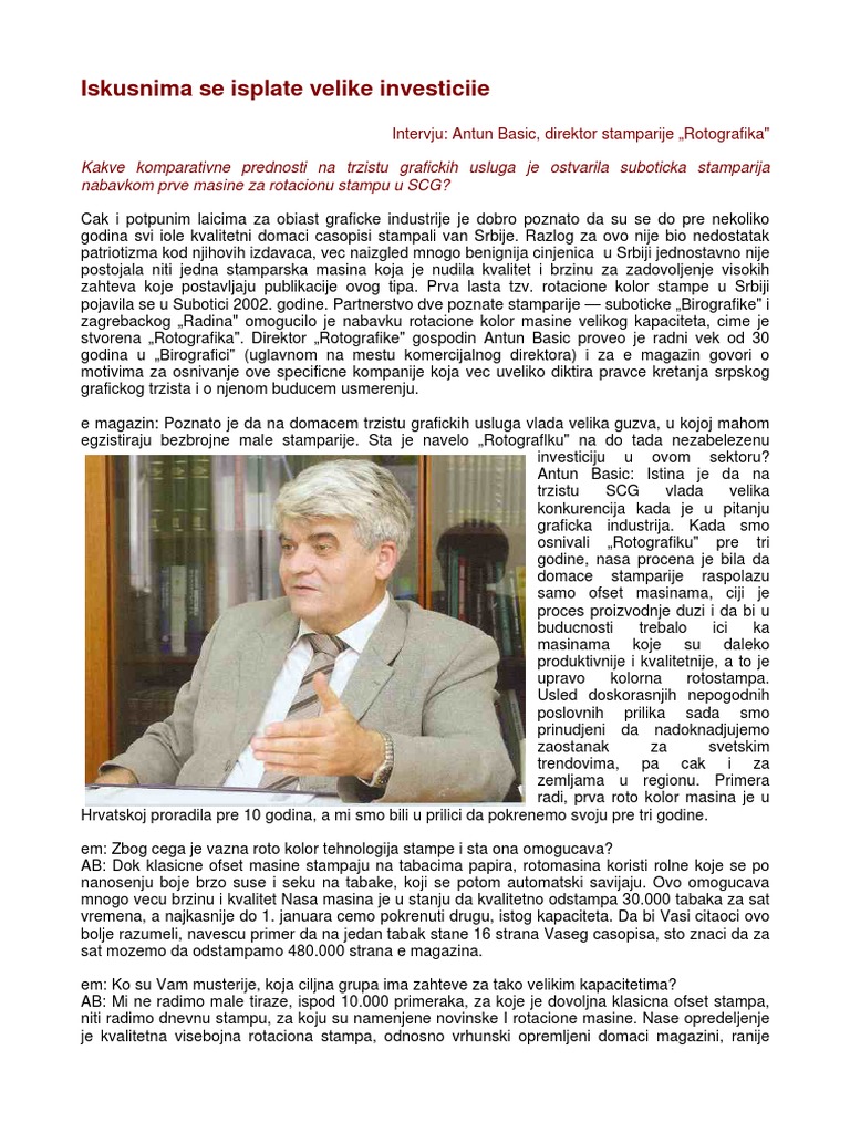 Rotografika Sta Kaze Direktor | PDF