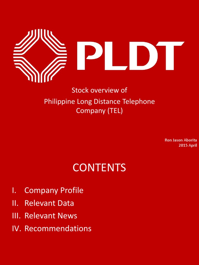 Stock Analysis of PLDT Company | PDF | Stocks | Internet Access