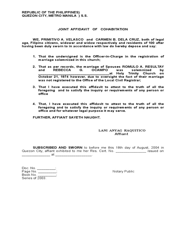 Affidavit Assorted | Download Free PDF | Affidavit | Civil Law (Common Law)