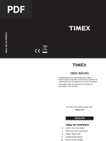 Fossil Watch Instructions - English | PDF | Watch | Timer