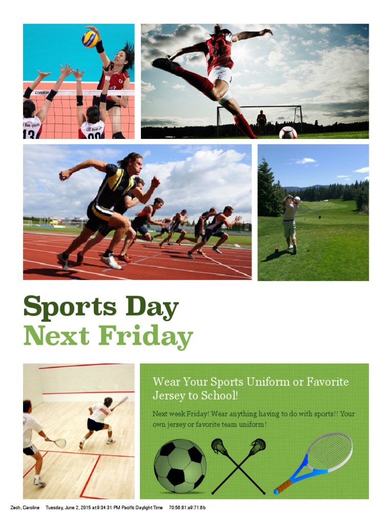 Sports Day | PDF