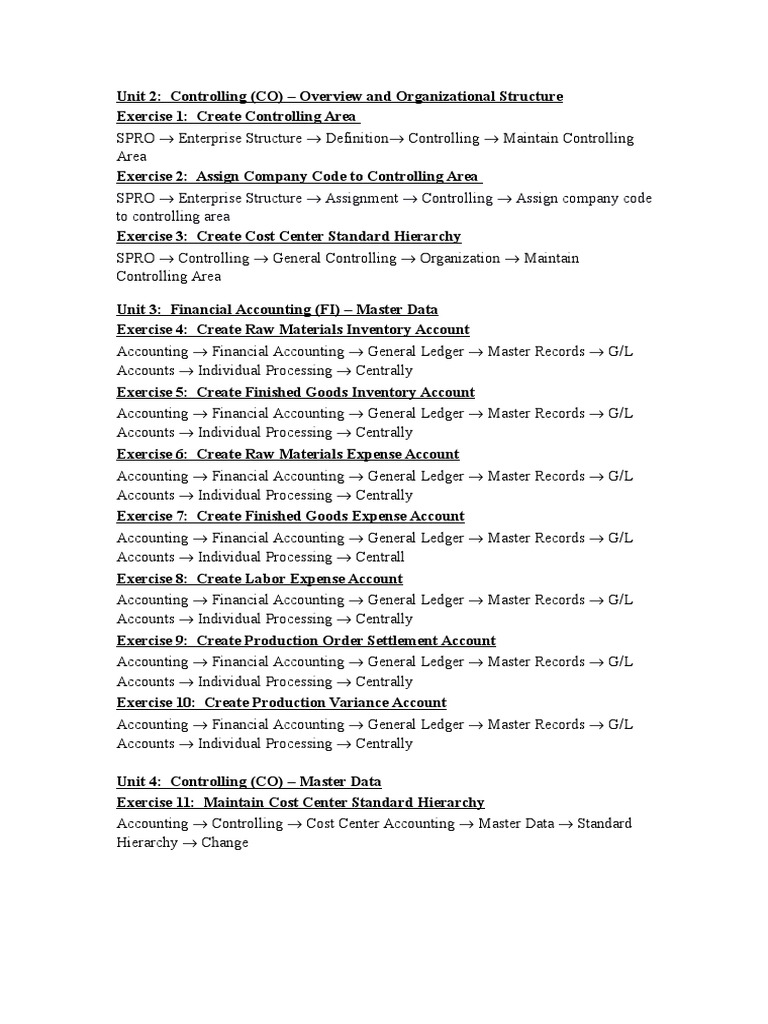 Spro Enterprise Structure Assignment Controlling Assign Company Code To Controlling Area | PDF ...