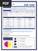 Ficha Técnica SAE 1020 1045 4140 y 4340. | PDF | Tratamiento a base de ...