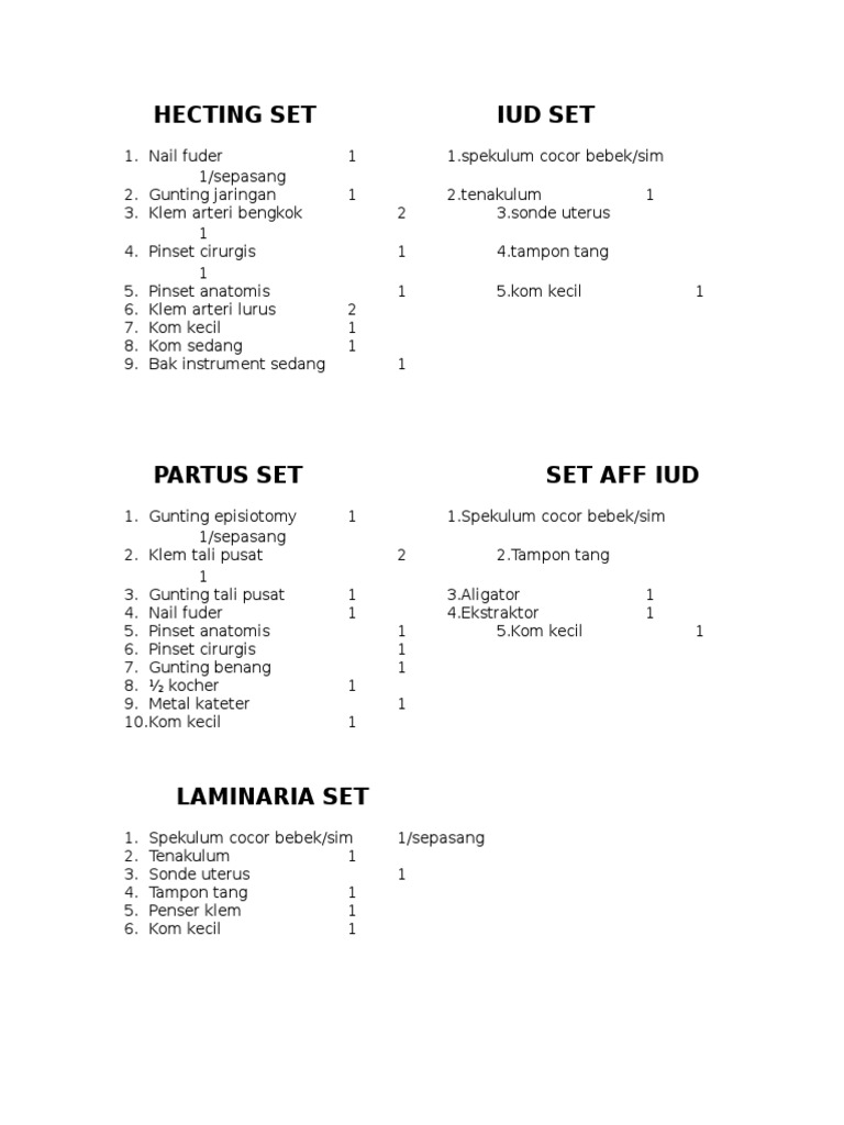 Hecting Set Dan Partus Set | PDF | Science & Mathematics