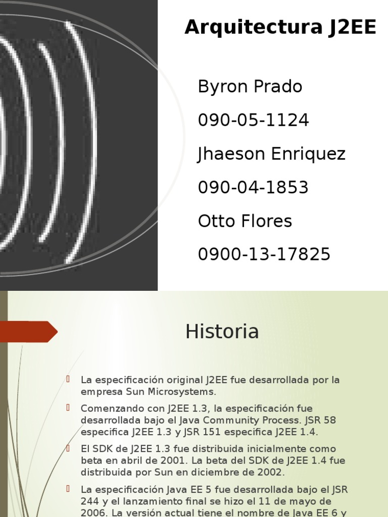 Arquitectura J2EE | PDF | Plataforma Java | Plataformas de computación