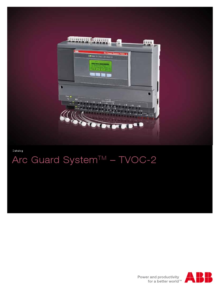 Arc Guard System 1SFC170001C0201 RevD | Relay | Optical Fiber