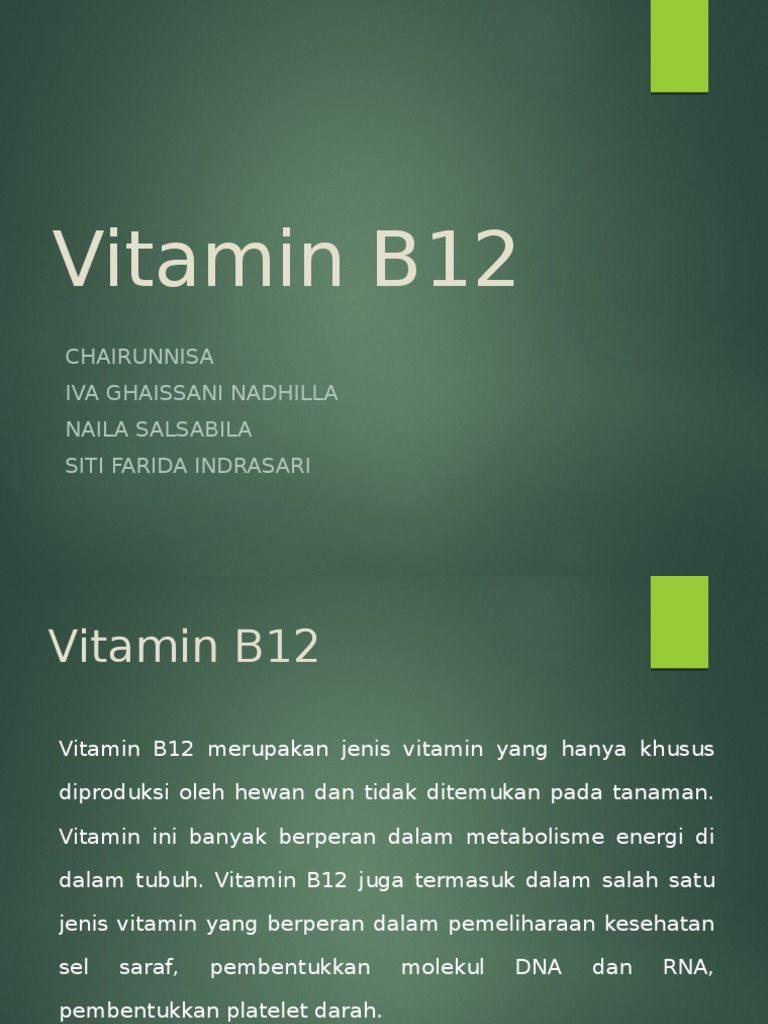Vitamin B12 | PDF