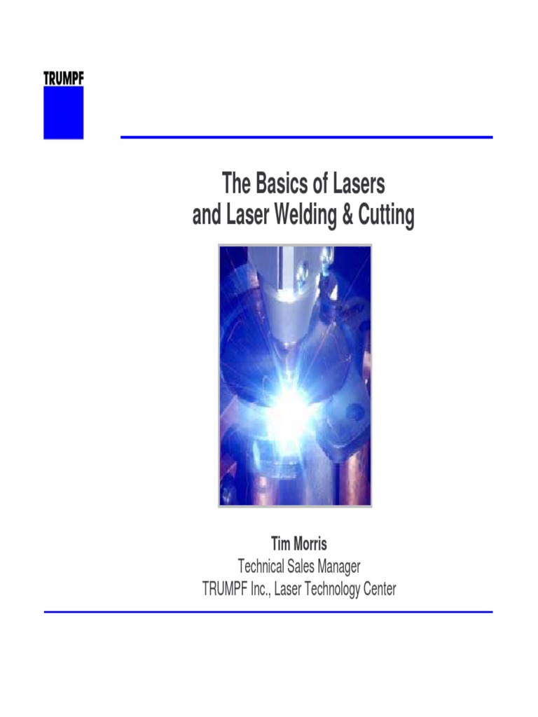 Laser Welding Basics | PDF