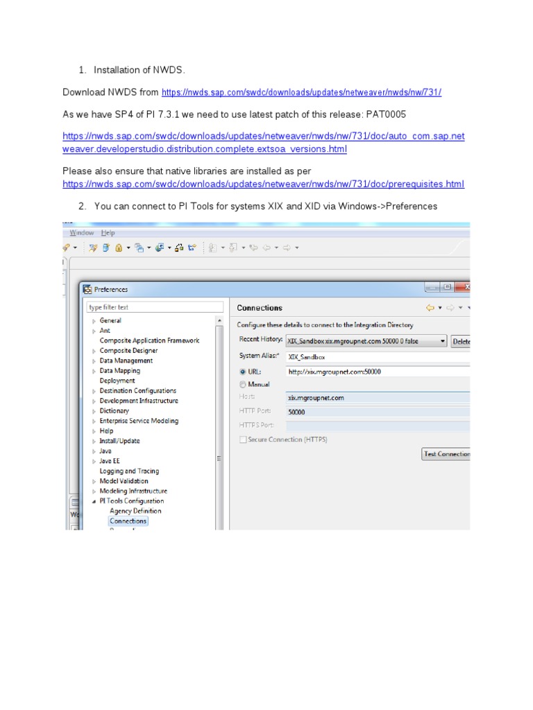 NWDS Installation and PI Integration Guide | PDF | Telecommunications ...