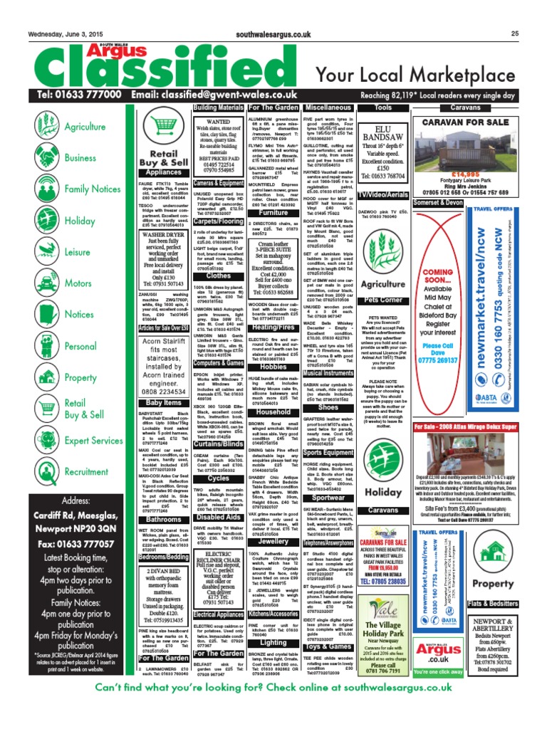 Classified: Your Local Marketplace | Download Free PDF | Nursing | Job ...