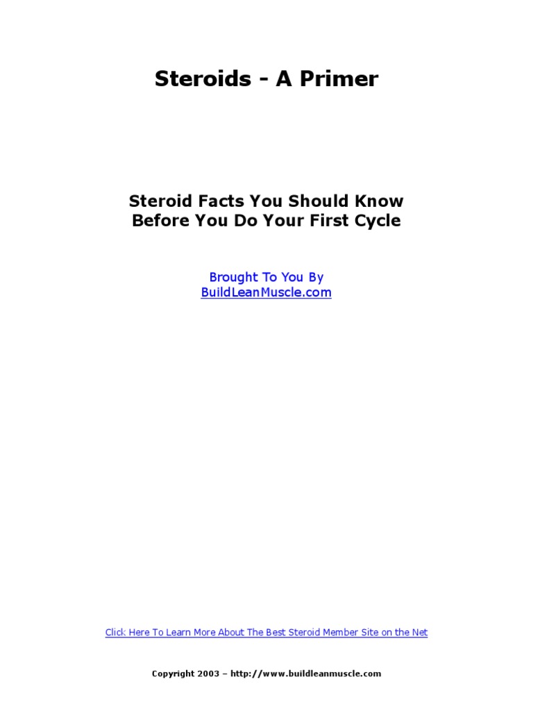 Steroid Guide | PDF | High Density Lipoprotein | Cholesterol