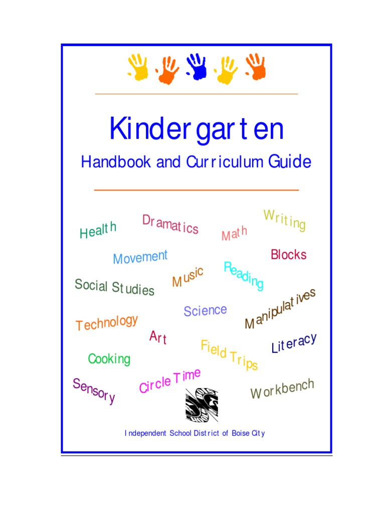Kindergarten Handbook | PDF | Teachers | Reading (Process)