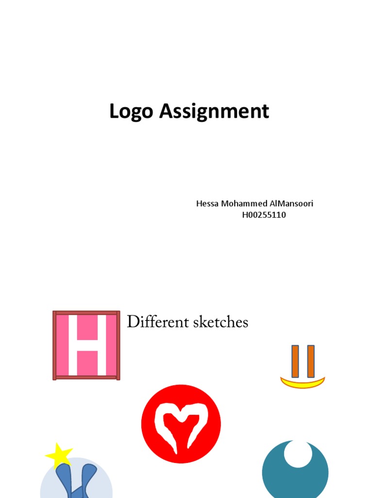Logo Assignment by Hessa AlMansoori | PDF