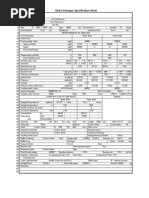 TEMA Heat Exchanger Specification Sheet | PDF | Heat Exchanger | Pressure