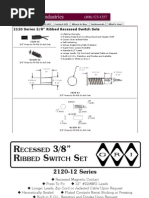 Sentrol 1078 1076 Series Magnetic Contacts Data Sheet | PDF | Switch ...