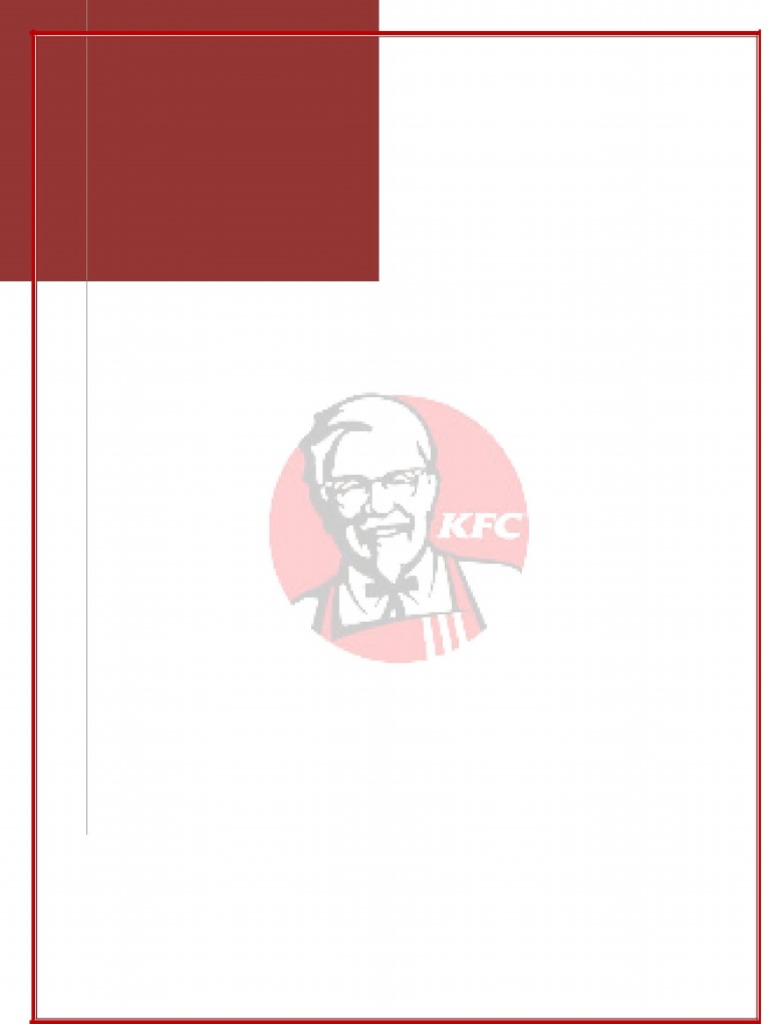 KFC Report - 2 | PDF | Fast Food Restaurants | Strategic Management