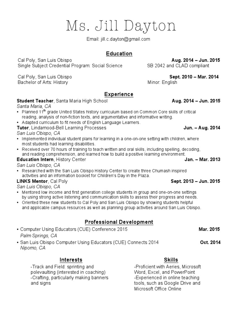 Jill Dayton Resume Portfolio | PDF | Wellness