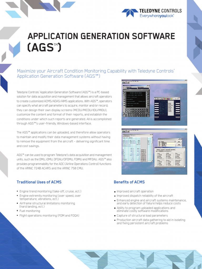 AGS Brochure | PDF | Menu (Computing) | Usability