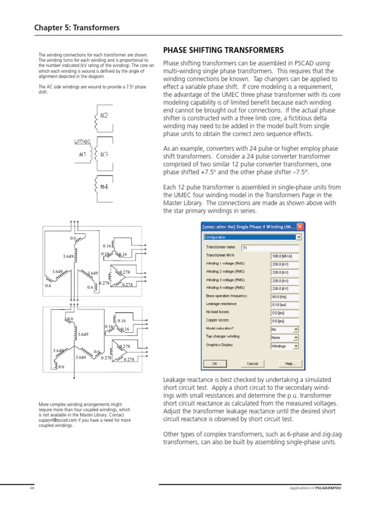 Application of Pscad-Emtp-Phase Shifter Modeling PDF | PDF ...