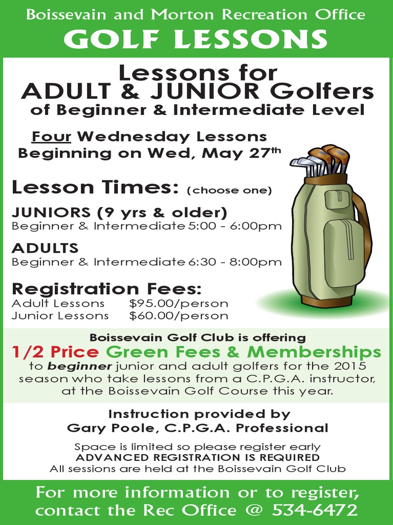 Golf Lessons | PDF