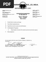 Marilyn Monroe Autopsy Report Details | PDF
