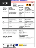 Cloroformo Hoja de Seguridad. | PDF | Cloroformo | Sustancias químicas