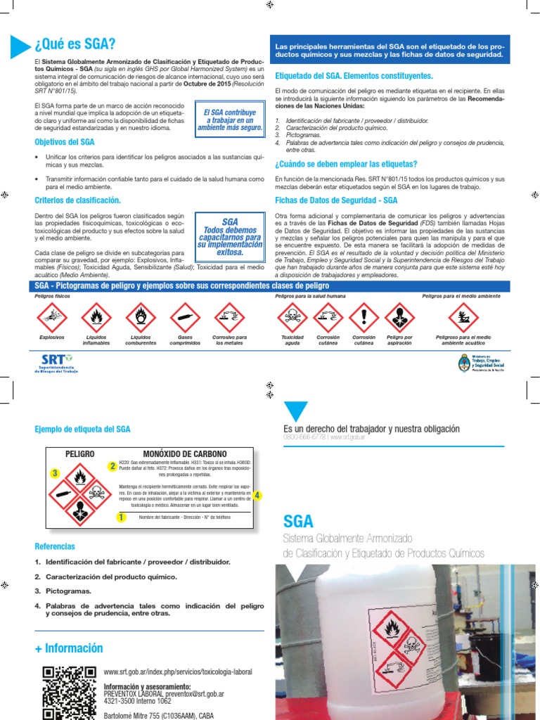 Sga PDF | PDF | Toxicidad | Corrosión