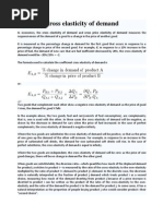Cross Elasticity of Demand | PDF | Price Elasticity Of Demand | Demand